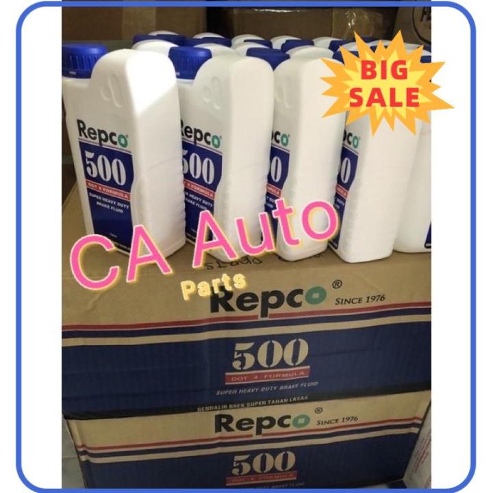 ⭐ [100% ORIGINAL] ⭐ REPCO BRAKE FLUID DOT 4 (400ML 750ML) | Lazada
