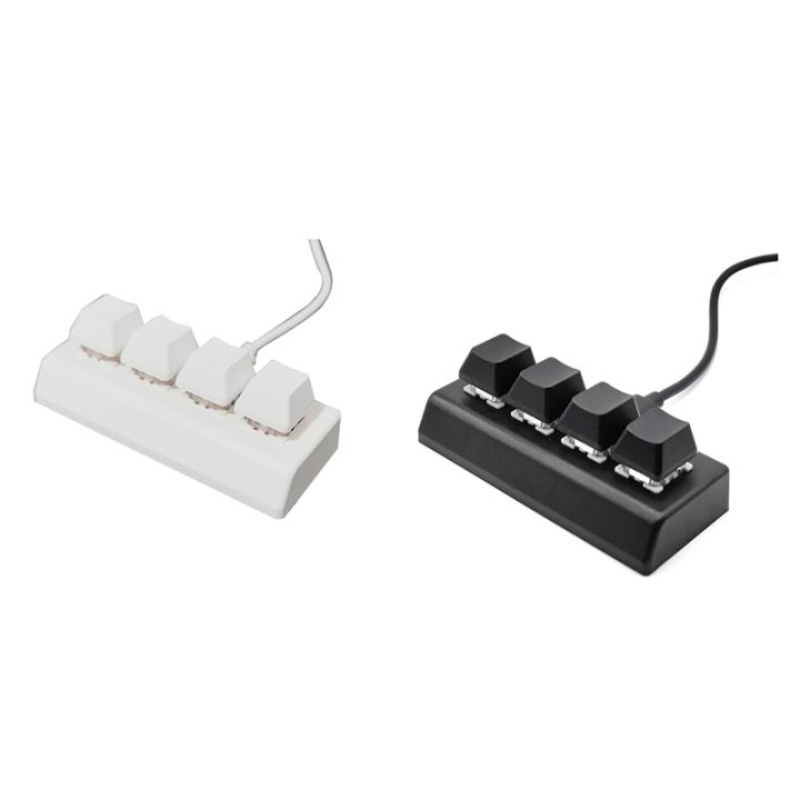 4key Mini Mechanical Keyboard One Click Full Selection Copy Paste Office Gaming Drawing Switch ...