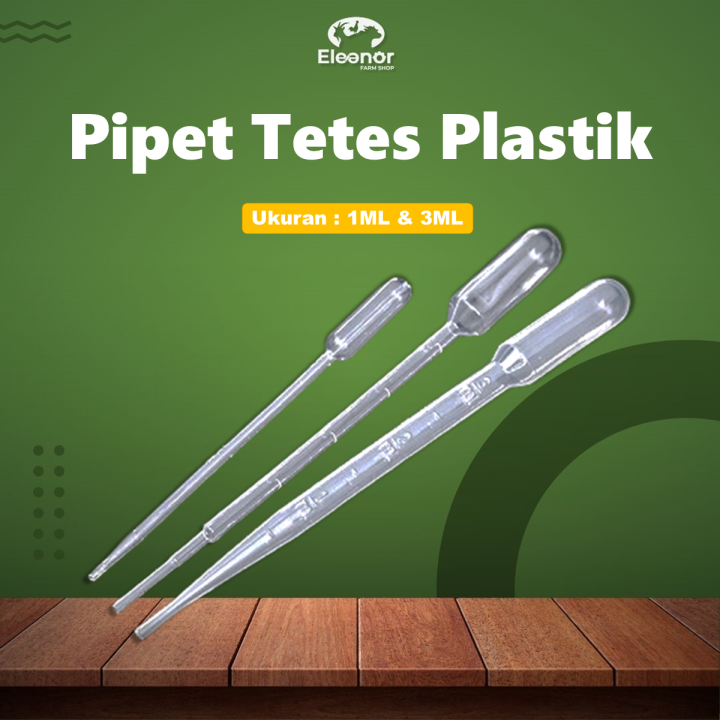 Pipet Tetes Plastik Ukuran 1ml dan 3ml 2BIJI | Lazada Indonesia