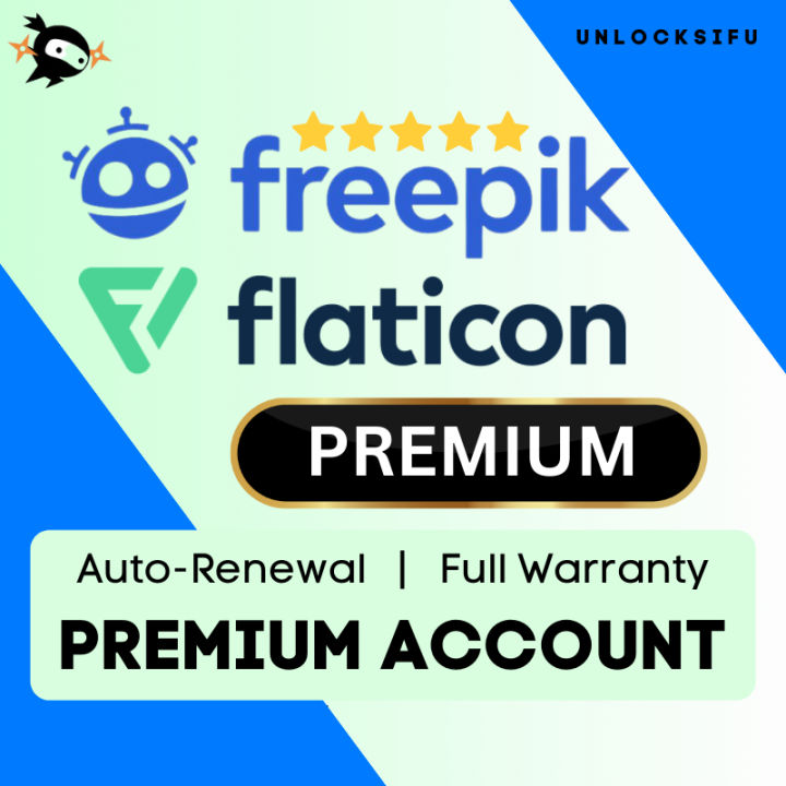 FREEPIK Premium Account with Flaticon Account | Instant Delivery | Full Warranty | Account Not ...