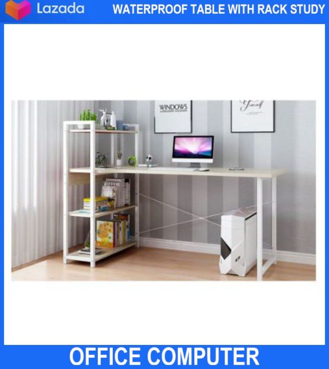 Waterproof Table With Rack Study Table Office Table Computer Table MINI ...