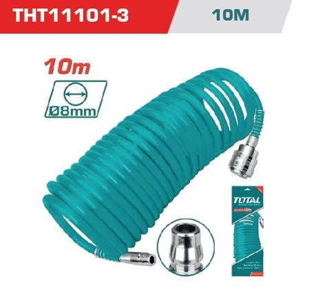 TOTAL สายลมสปริงคอปเปอร์ 10 เมตร ชนิดขด #THT11101-3 | Lazada.co.th
