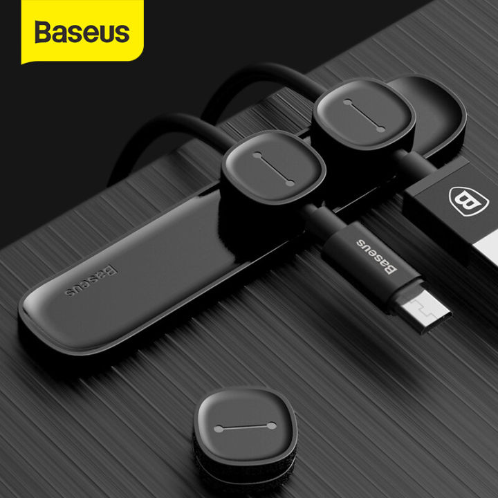 Baseus Cable Organizer Magnetic Cable Management USB Cables Holder ...