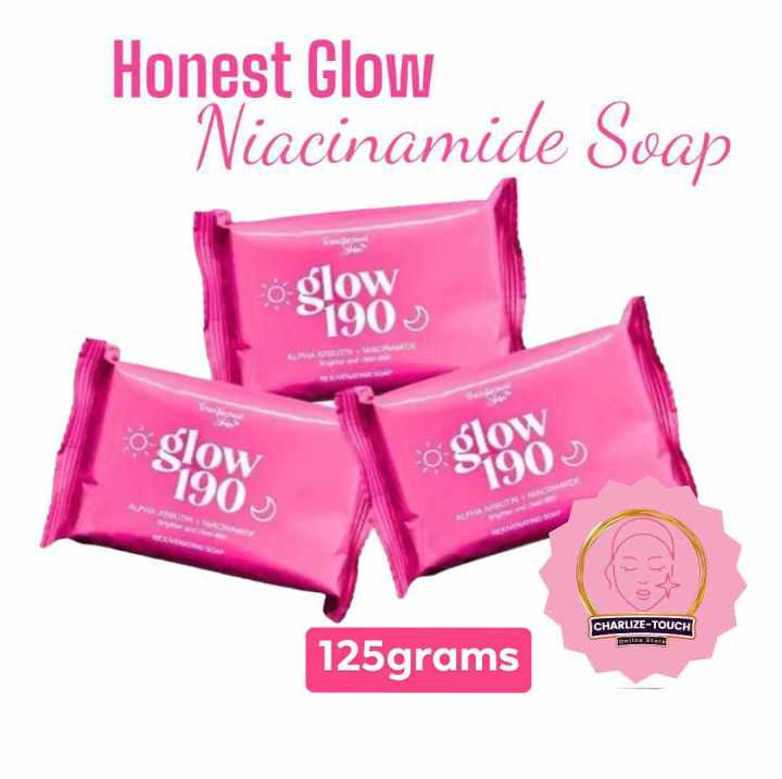 (3 for 150) Honest Glow 190 Niacinamide Soap 125g whitening soap ...