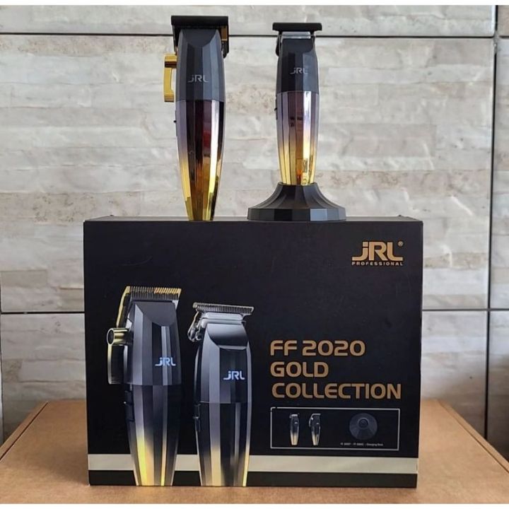 BOXSET-JRLเซ็ตปัตตาเลี่ยนตัดผม JRL งานคู่ฟรีแท่นชาร์จ! อุปกรณ์ทำผม ซา ...