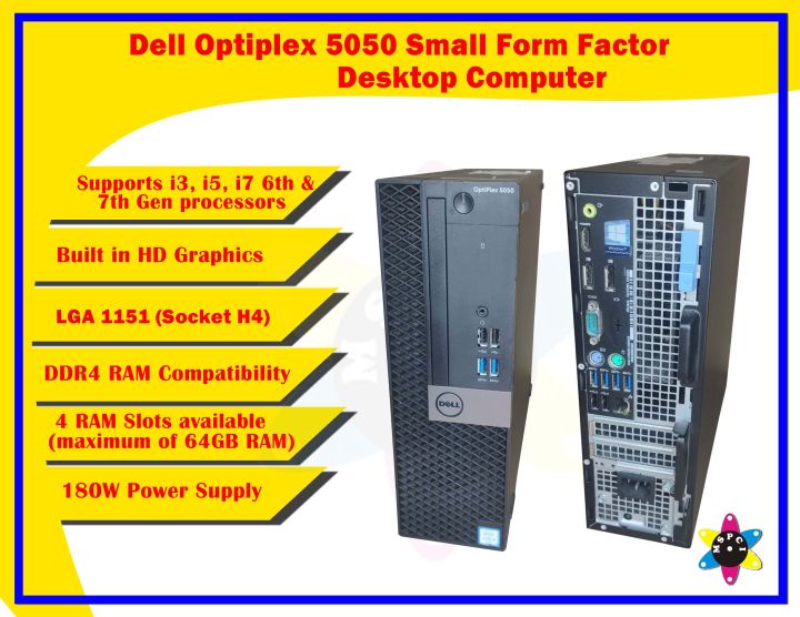 Desktop Computer Lenovo ThinkCentre M910S SFF Supports 6th Gen ...