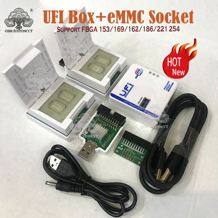 2022 New Original UFI Box / Ufi Socket Support FBGA 153/169/162/186/221 ...