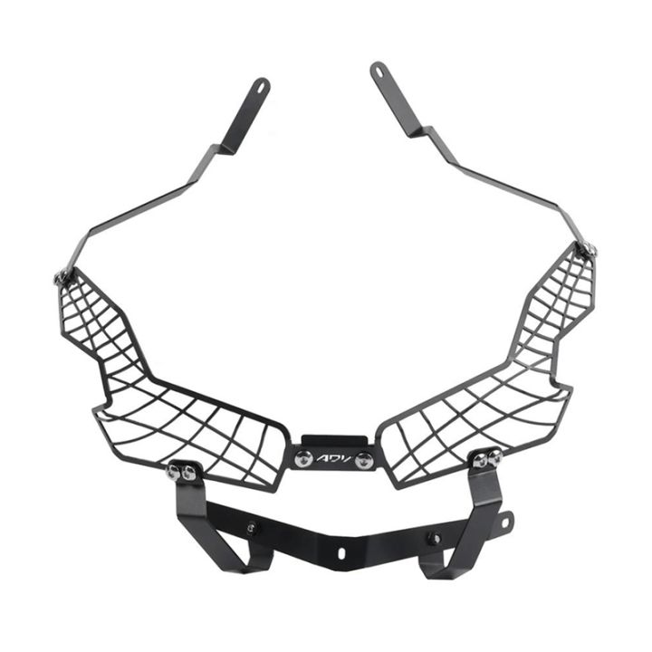 1 Piece Motorcycle Headlight Protector Cover Grill Grille Guard Black ...