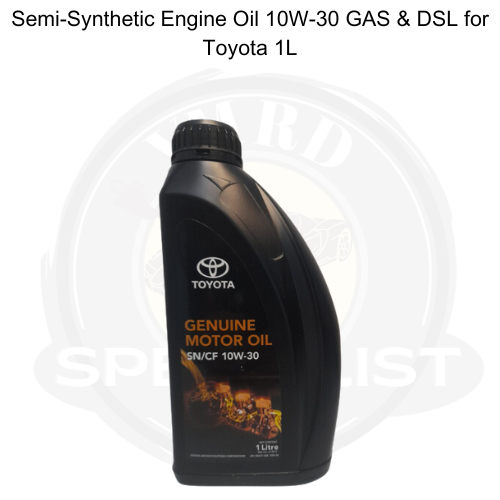 Semi-Synthetic Engine Oil 10W-30 GAS & DSL for Toyota 1L | Lazada PH