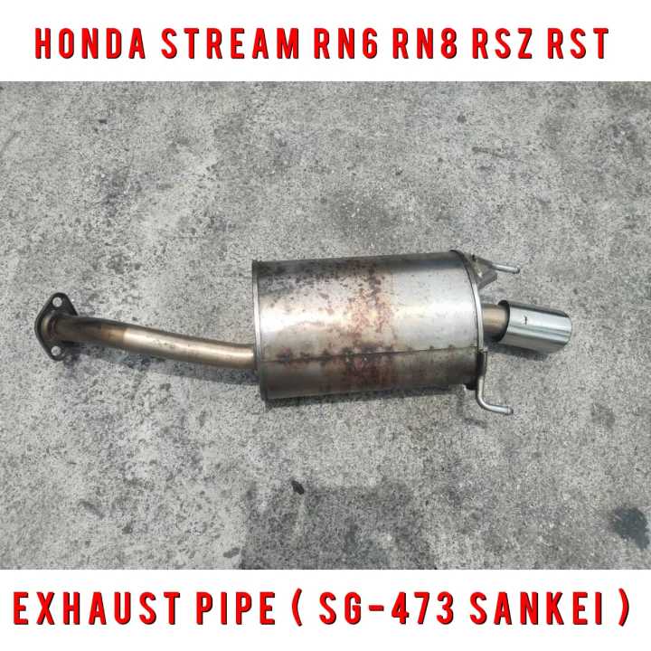 Honda Stream RN6 RN8 RSZ RST Exhaust System / Muffler / Ekzos / Tail ...