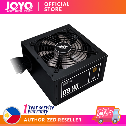 BRANDNEW 1STPLAYER DK PREMIUM 600W 80+ BRONZE NON-MODULAR/FLAT CABLE ...