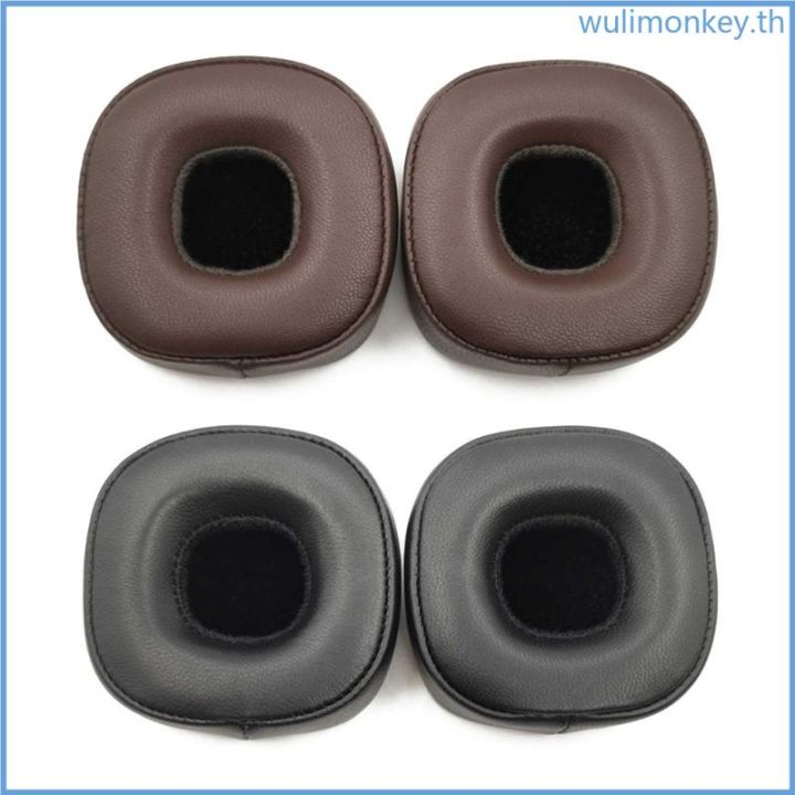 Wu แผ่นเบาะหนังแกะ แบบเปลี่ยน สําหรับหูฟัง Marshall Major 2 3 4 MID ANC ...