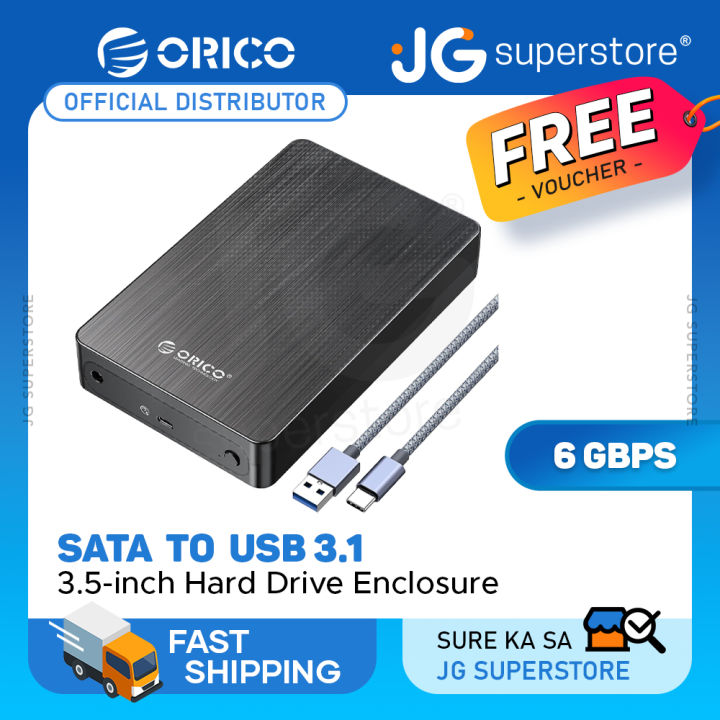 ORICO 3.5 inch SATA to USB 3.1 Gen1 Hard Drive Enclosure Tool-Free with ...