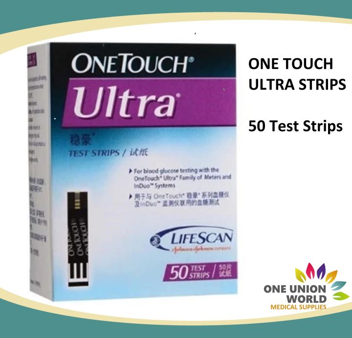 One Touch Ultra Test Strips 50s Glucometer Test Strip | Lazada PH