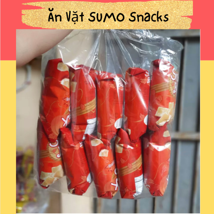 Bịch 10 Gói Bim Bim Snack Bí Đỏ Vị Bò Nướng Oishi gói 35/40g-Ăn Vặt ...