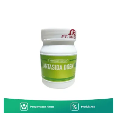 ANTASIDA DOEN Botol isi 100 tablet-Obat Maag ( ED oct 2025 ) | Lazada ...