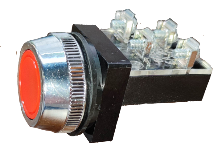 Push Button Switch Red 25mm 3A 220V 2NO/2NC (Auspicious) | Lazada PH