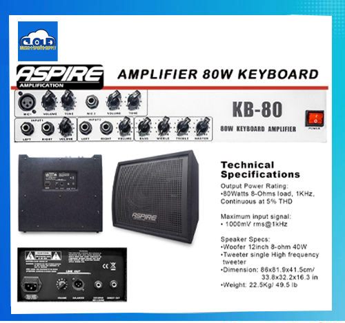 ASPIRE KB-80 KEYBOARD AMPLIFIER | Lazada PH