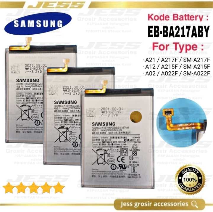 Baterai Battery Original Samsung Galaxy A21S - A217F - SM-A217F - A12 ...