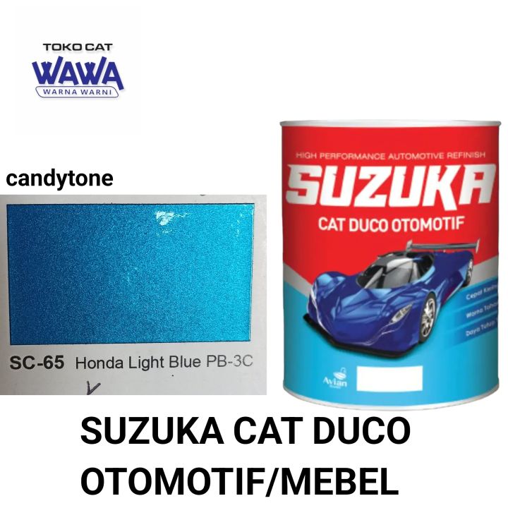 cat duco otomotif Suzuka NC candytone Honda Light Blue PB-3C SC 65 1kg ...