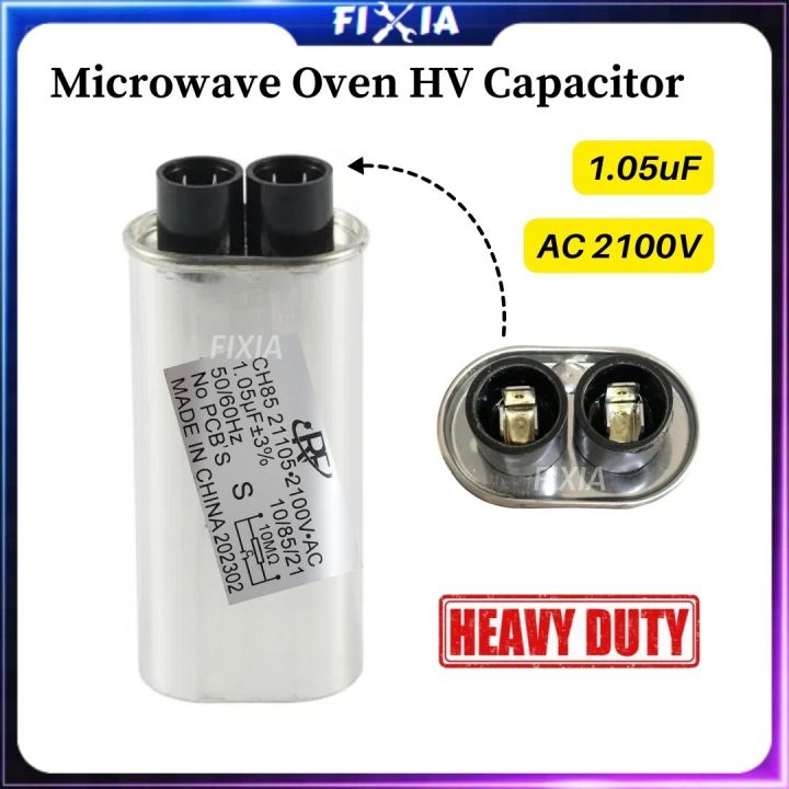 Heavy Duty Microwave Oven 1.05uf AC 2100V High Voltage HV Capacitor ...