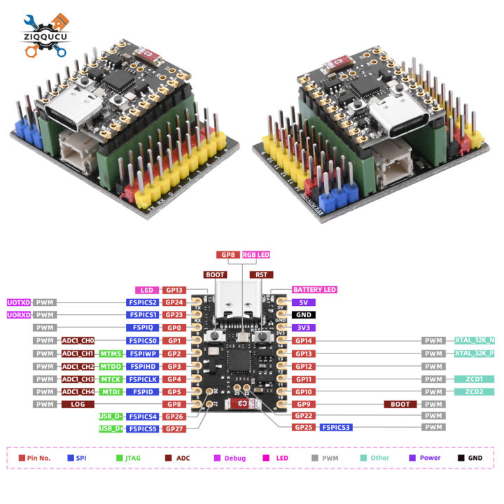 Ziqqucu ESP32-H2 Development Board Microcontroller Programming Learning ... Ziqqucu ESP32-H2 Development Board Microcontroller Programming Learning ...