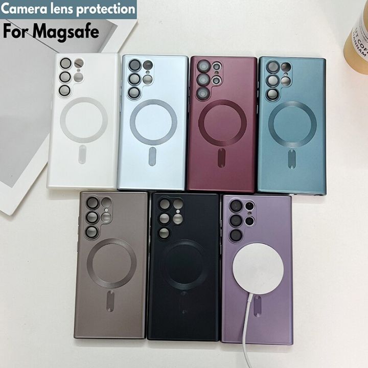 Luxury Wireless Charging Magsafe Magnetic Case For Samsung Galaxy S22 ...