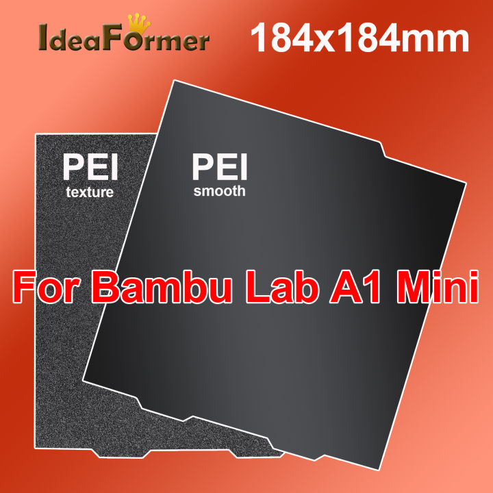 【On Sale】 1/2PC PEI A1 mini Black Sheet For Bambu Lab Build Plate ...