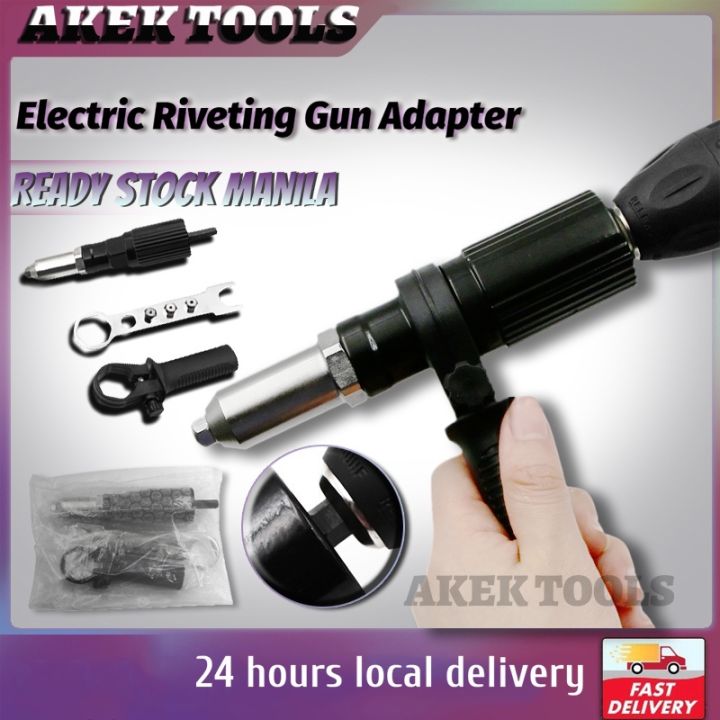 Electric Riveter Drill Rivet Machine Rivet Nut Riveting Electric Tool Riveting Drill Adapter ...