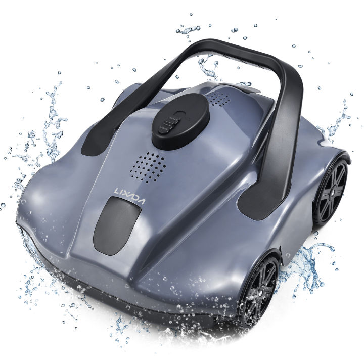 Automatic Robotic Pool Cleaner Cordless Robotic Pool Vacuum for In ...