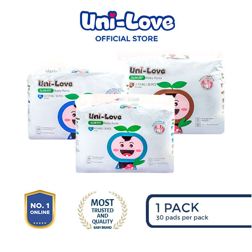UniLove Slim Fit Baby Pants 30's | Lazada PH
