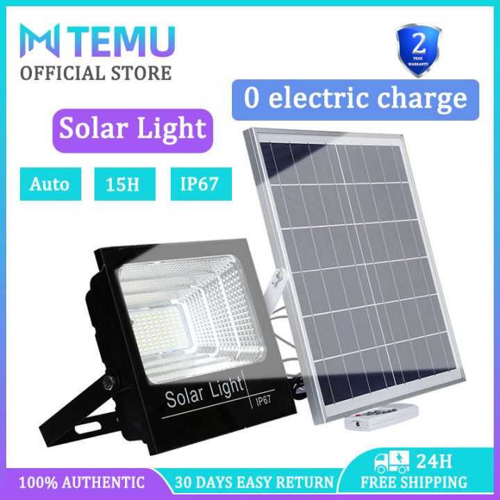 TEMU Solar Lights Waterproof LED Lights for Indoor/Outdoor Use Eco ...