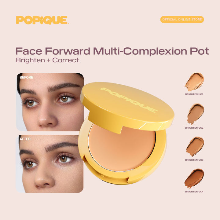 Popique Face Forward Multi-Complexion Pot Brighten + Correct | Lazada PH