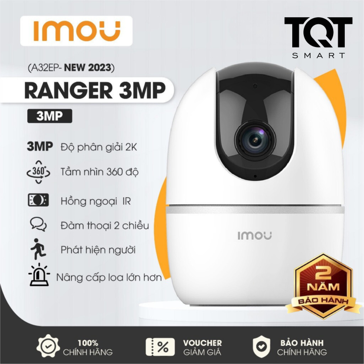 Camera IP Wifi IMOU RANGER 3MP - IPC-A32EP-L 3MP 2K - Đàm Thoại 2 Chiều ...