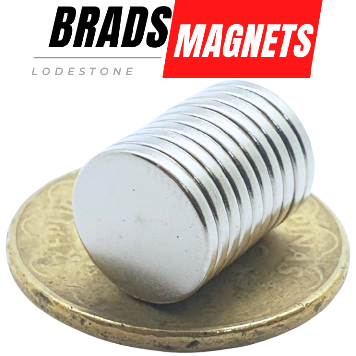 10 Pcs. Set N52 Neodymium Magnet (TWELVE) 12MM DIAMETER Variations ...