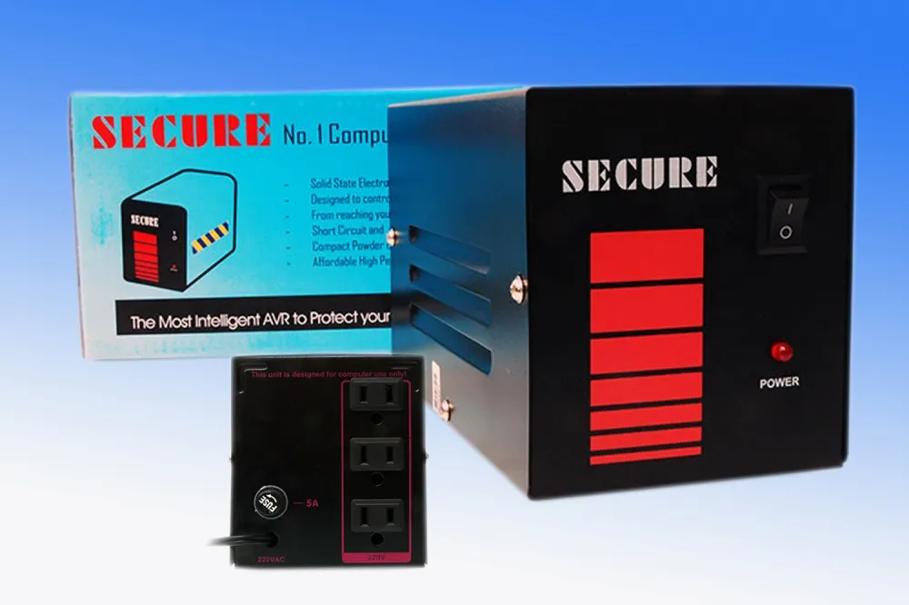Original Secure 500W AVR 3x 220V AC Automatic Voltage Regulator for ...