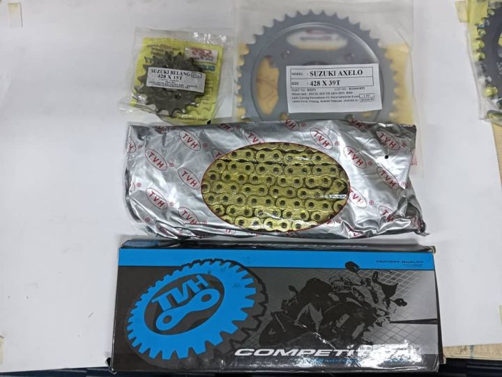 SSS SPROCKET SET FOR SUZUKI RAIDER 150 I (15T-39T/40T)WITH NORMAL CHAIN ...