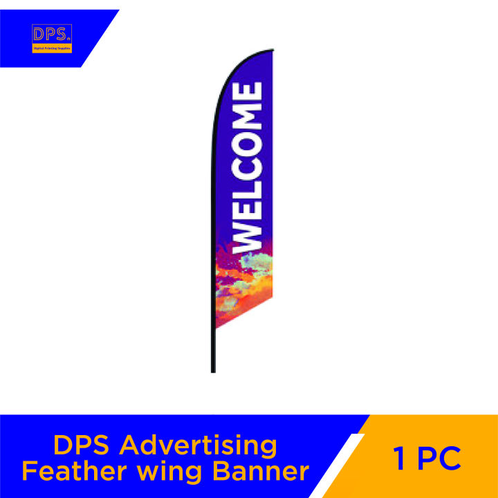 DPS Advertising Feather Wing Banner l Advertising stand l 8.5ft. Height ...