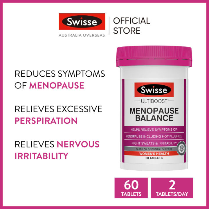 Swisse Ultiboost Menopause Balance 60 Tablets (EXP:10 2025) | Lazada