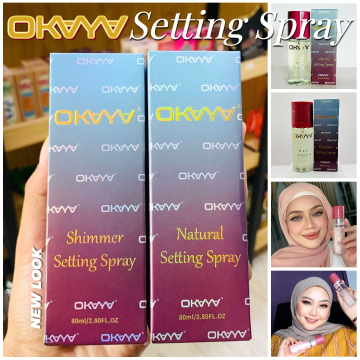 Okaya Setting Spray / Okaya Setting Finishing Matte Glowing Facemist ...