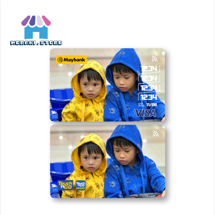 CUSTOM PHOTO - TOUCH N GO CARD STICKER / ATM CARD STICKER COVER | Lazada
