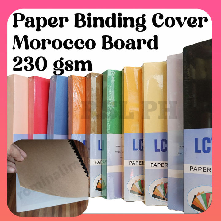 Paper Binding Cover Morocco Board 230 gsm Book Cover A4 Short Long ...