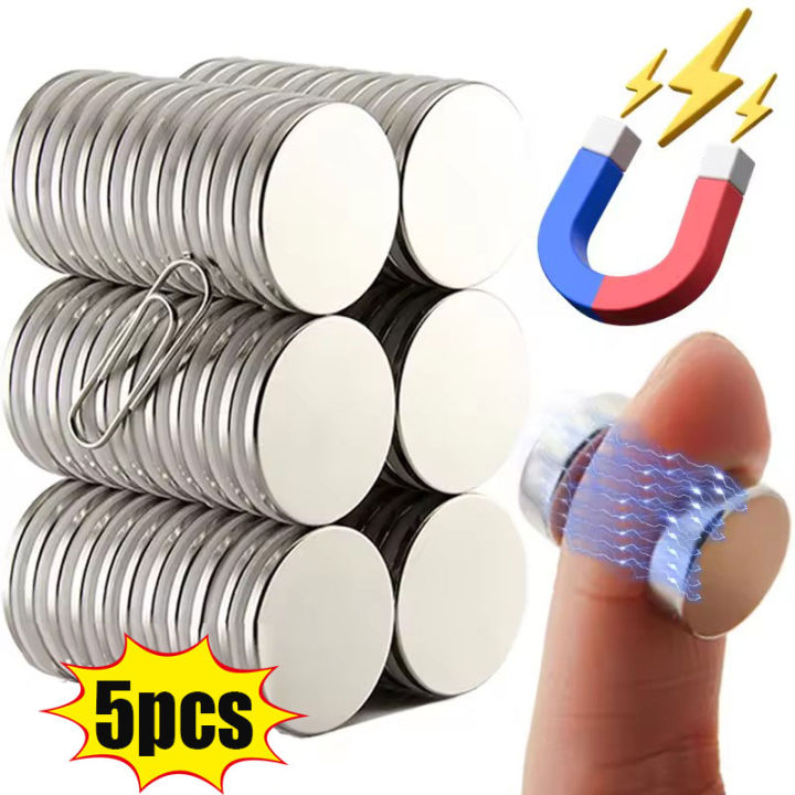 5pcs Round Magnets Self Adhesive Multi-Purpose Strong Magnetic Hooks ...
