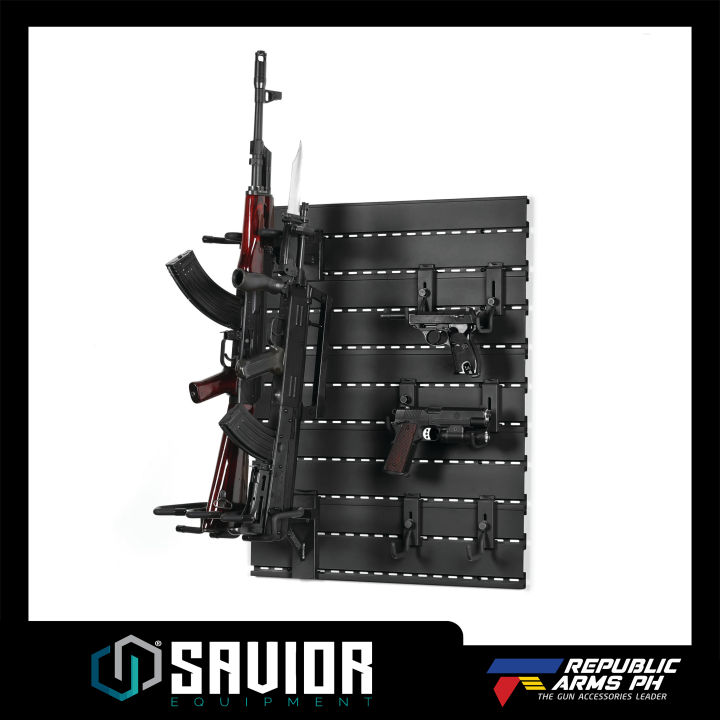 SAVIOR - Wall Rack System - 5 Panel Kit W/ Attachments | Lazada PH