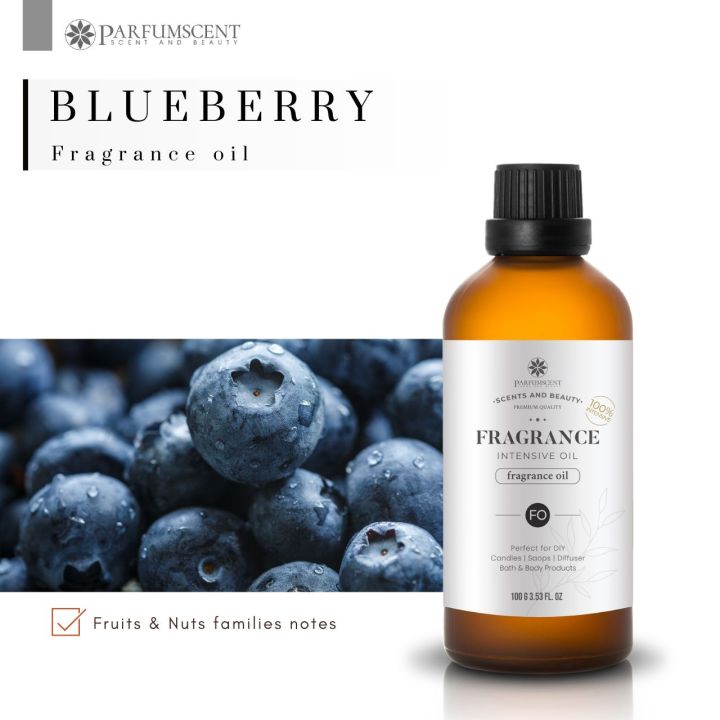 PARFUMSCENT หัวน้ำหอม Blueberry Fragrance Oil FOG5076379 | Lazada.co.th