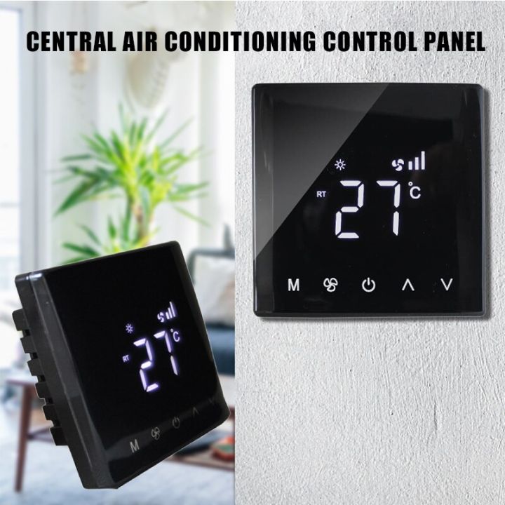 Air Conditioning Control Panel Replacement Fan Coil Thermostat ...