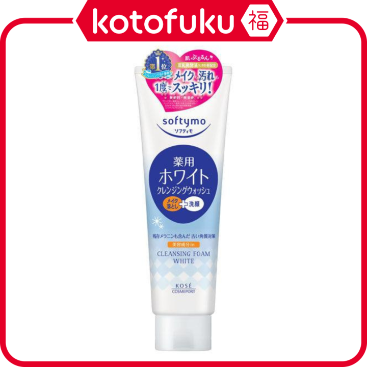 Kose Softymo Medicated Cleansing Wash White 190g | Lazada