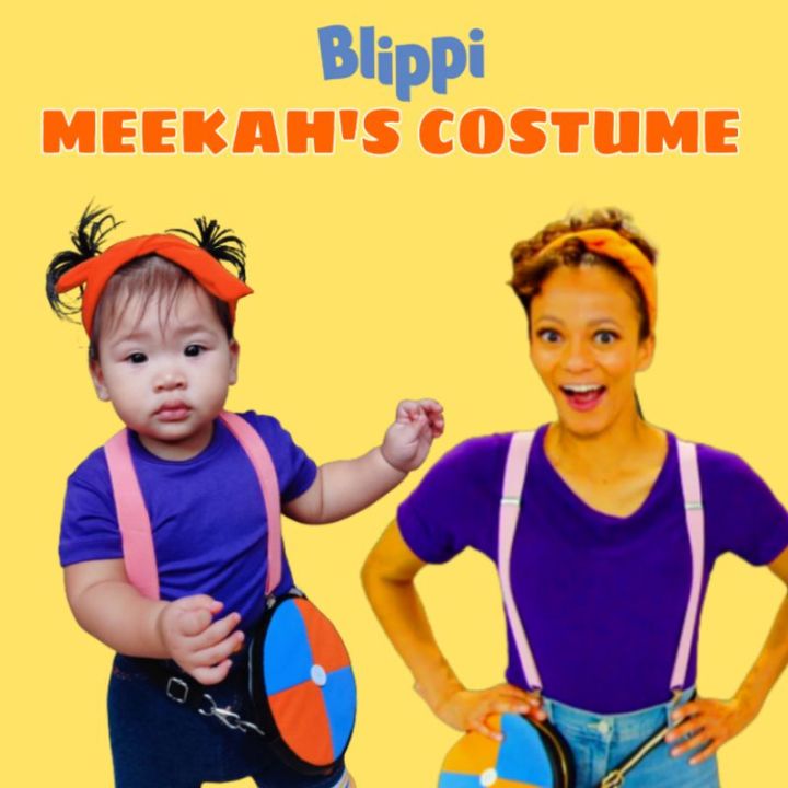 MEEKAH - BLiPPi KIDSADULT COSTUME SET Affordable (Violet Shirt Turban ...