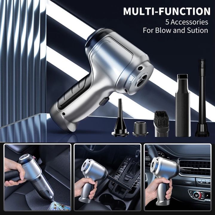 All In 1 Suction Blower Air Exhaust 12000pa Cordless Vacuum Cleaner