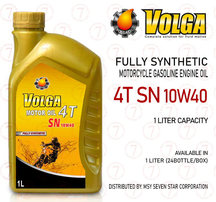 VOLGA MC 4T SN 10W40 1L FULLY SYNTHETIC FOUR STROKE MOTORCYCLE ENGINE ...